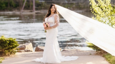 Tips for Bustling Your Wedding Dress - Avery Austin