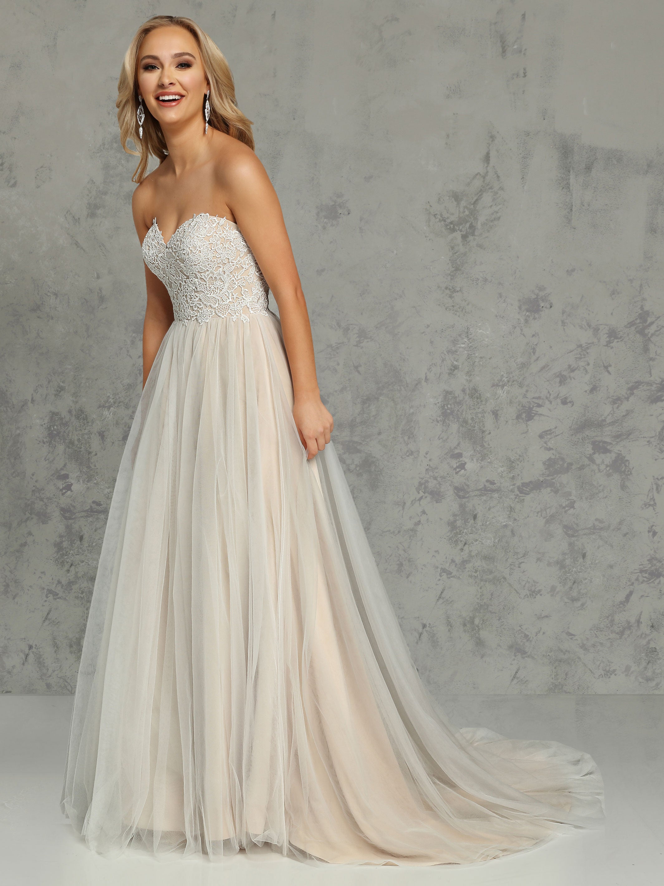 Hadley Strapless A-Line Wedding Dress - Avery Austin